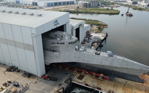 Austal USA launches the future USS Augusta (LCS 34) | Austal: Corporate
